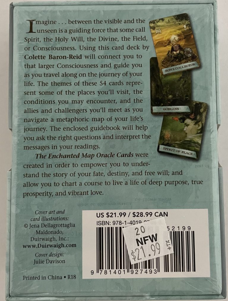 BOOK-THE ENCHANTED MAP ORACLE CARDS - Driftstone Pueblo - Retail