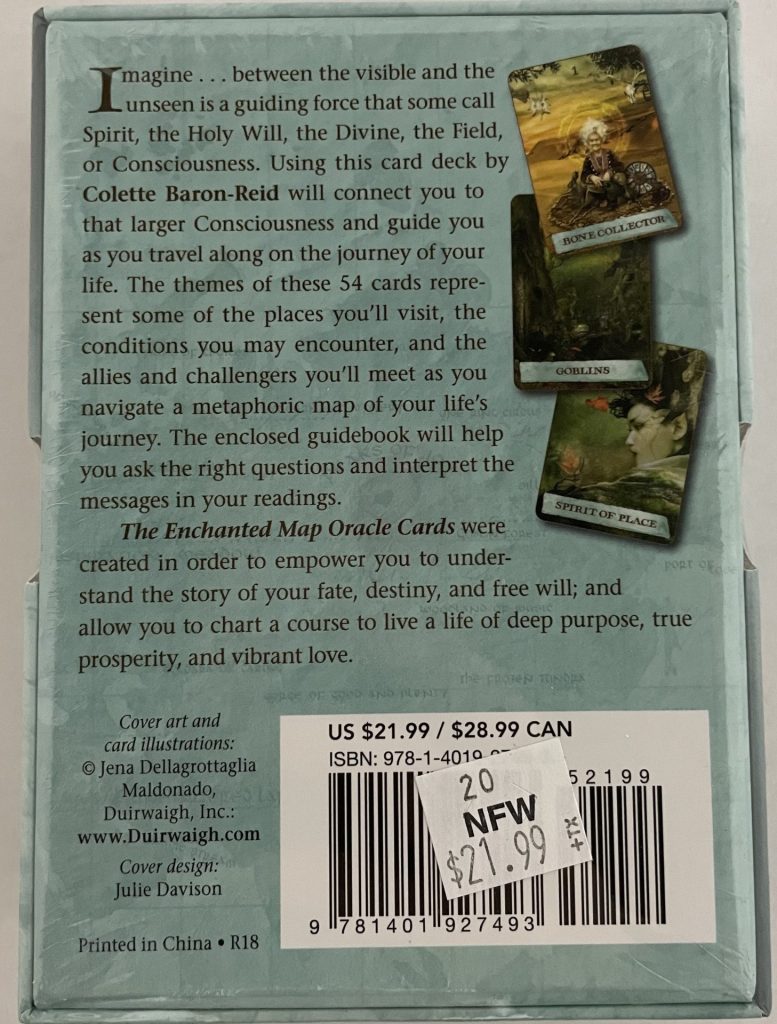 BOOK-THE ENCHANTED MAP ORACLE CARDS - Driftstone Pueblo - Retail
