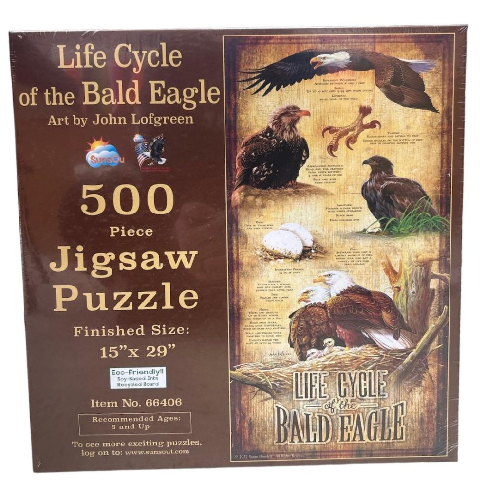 LIFE CYCLE OF THE BALD EAGLE PUZZLE - Driftstone Pueblo - Retail